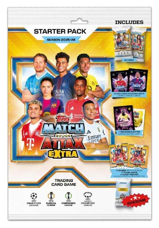 UEFA Champions League Match Attax Extra Trading Cards 2025/26 Starter ...