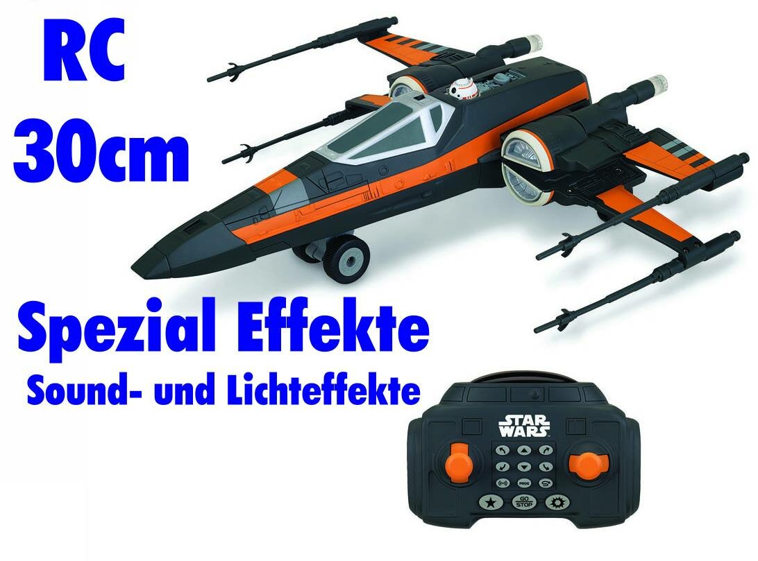 Star Wars RC Fahrzeug U-Command X-Wing Fernsteuerung XXL 30 cm LED SO ...