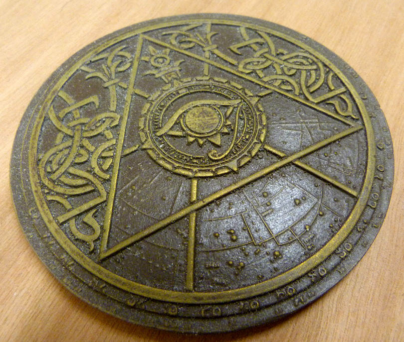 Lara Croft Tomb Raider Medallion Of Light Disc Replica Prop Life Size